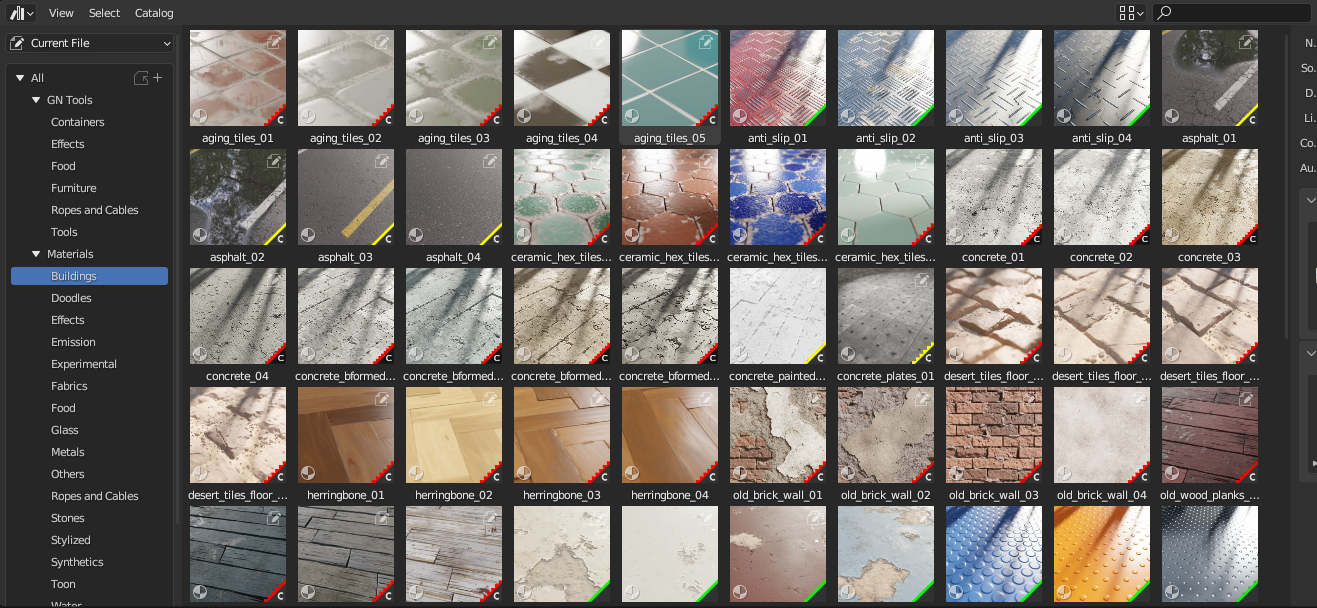 Asset Browser (Blender v4.5+) - Documentation